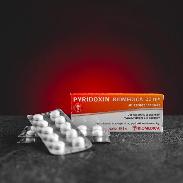 Pyridoxin Biomedica 20mg – Podpora nervové soustavy - Kratom World